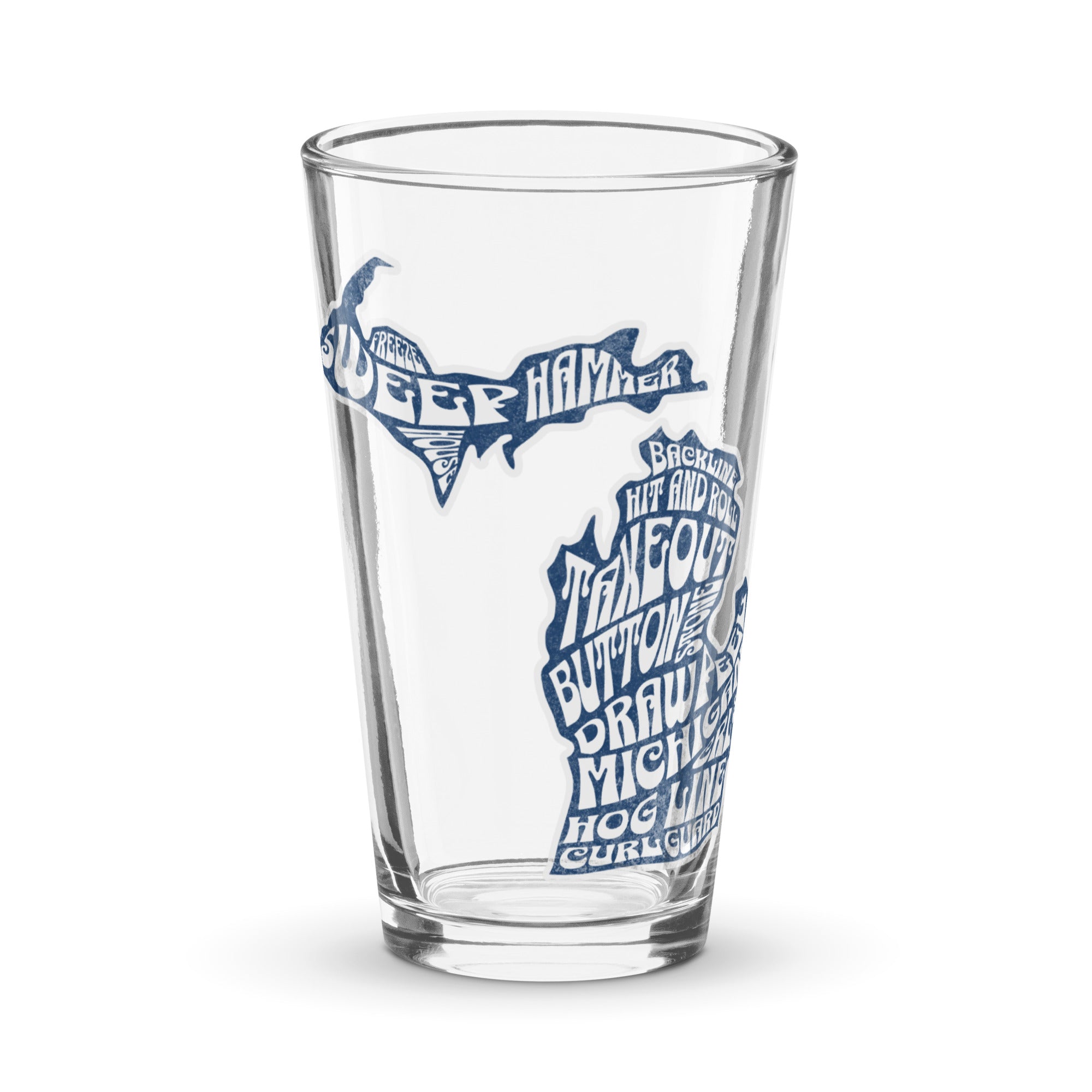Michigan Curl Culture Pint Glass | Curling Shaker Glass – CRL.Life ...